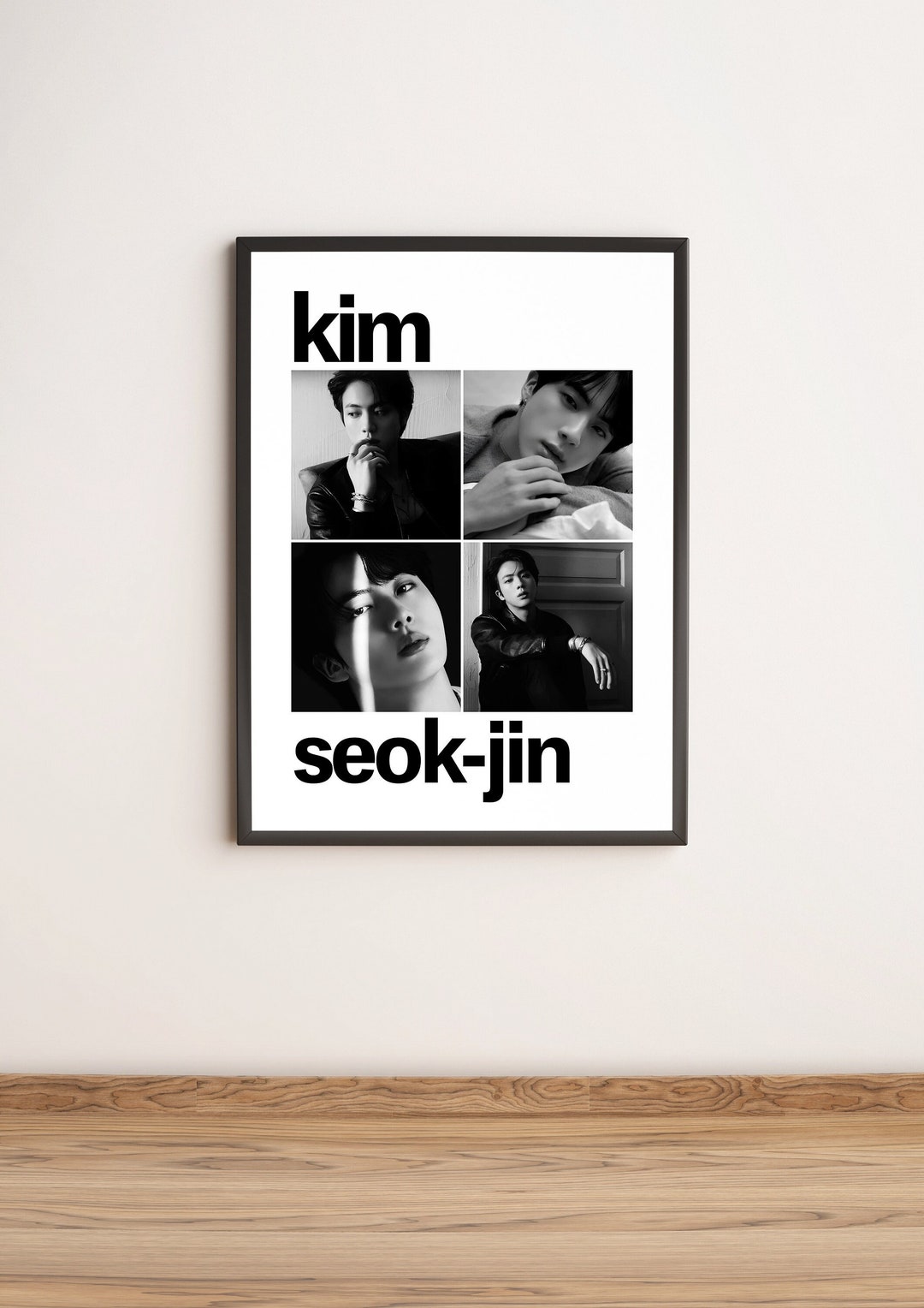 Jin BTS Poster digital Download, Aesthetic Room Decor, Gifts, Merch ...