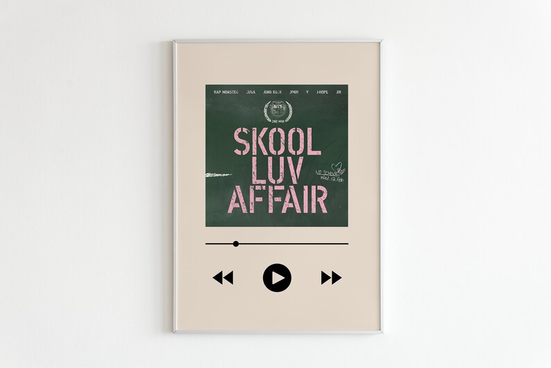 BTS Album Cover Poster Set of 5 digital Download, Aesthetic Bts Room ...
