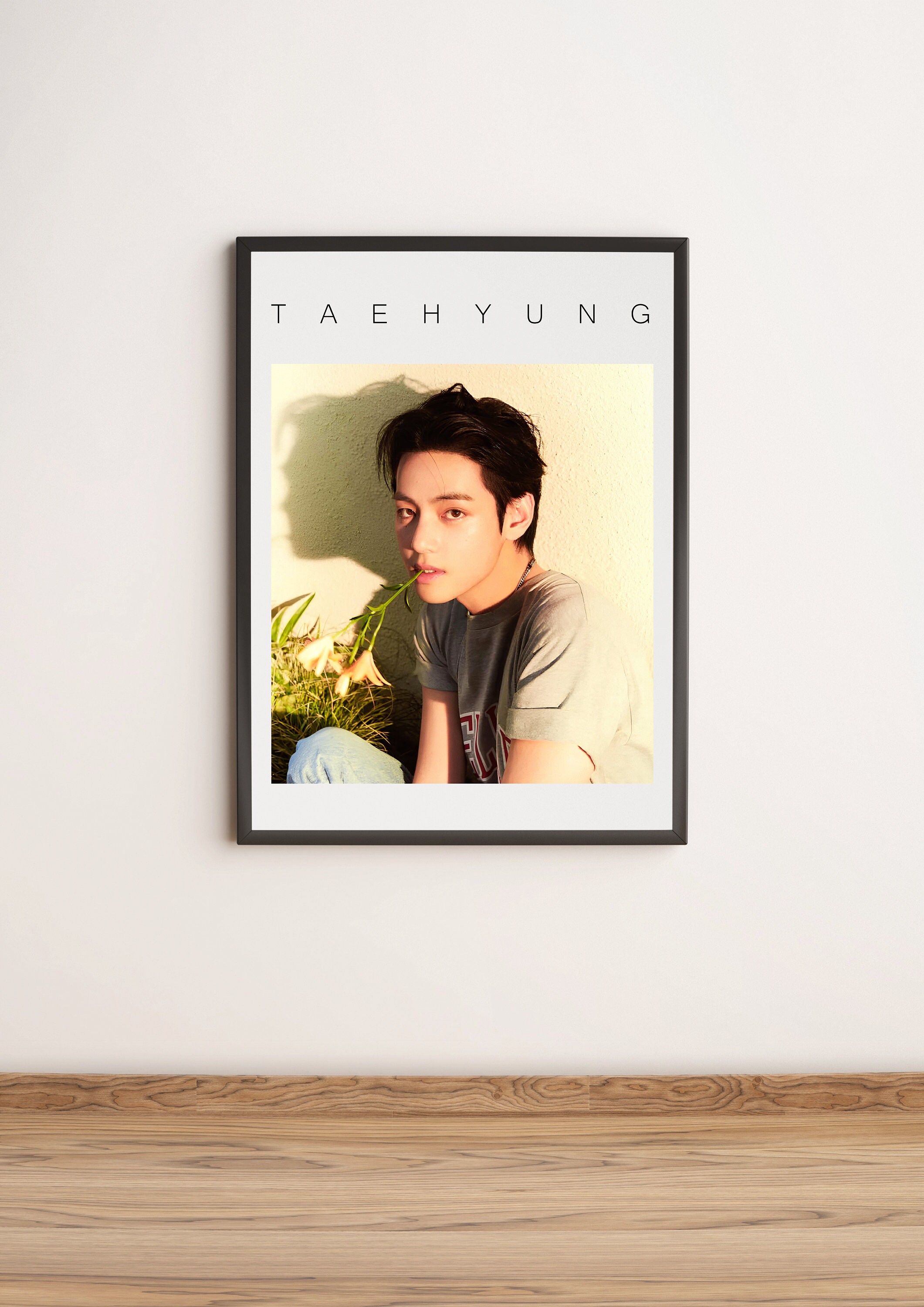 Taehyung BTS Poster Set of 3 digital Download, Aesthetic Bts Room Decor ...