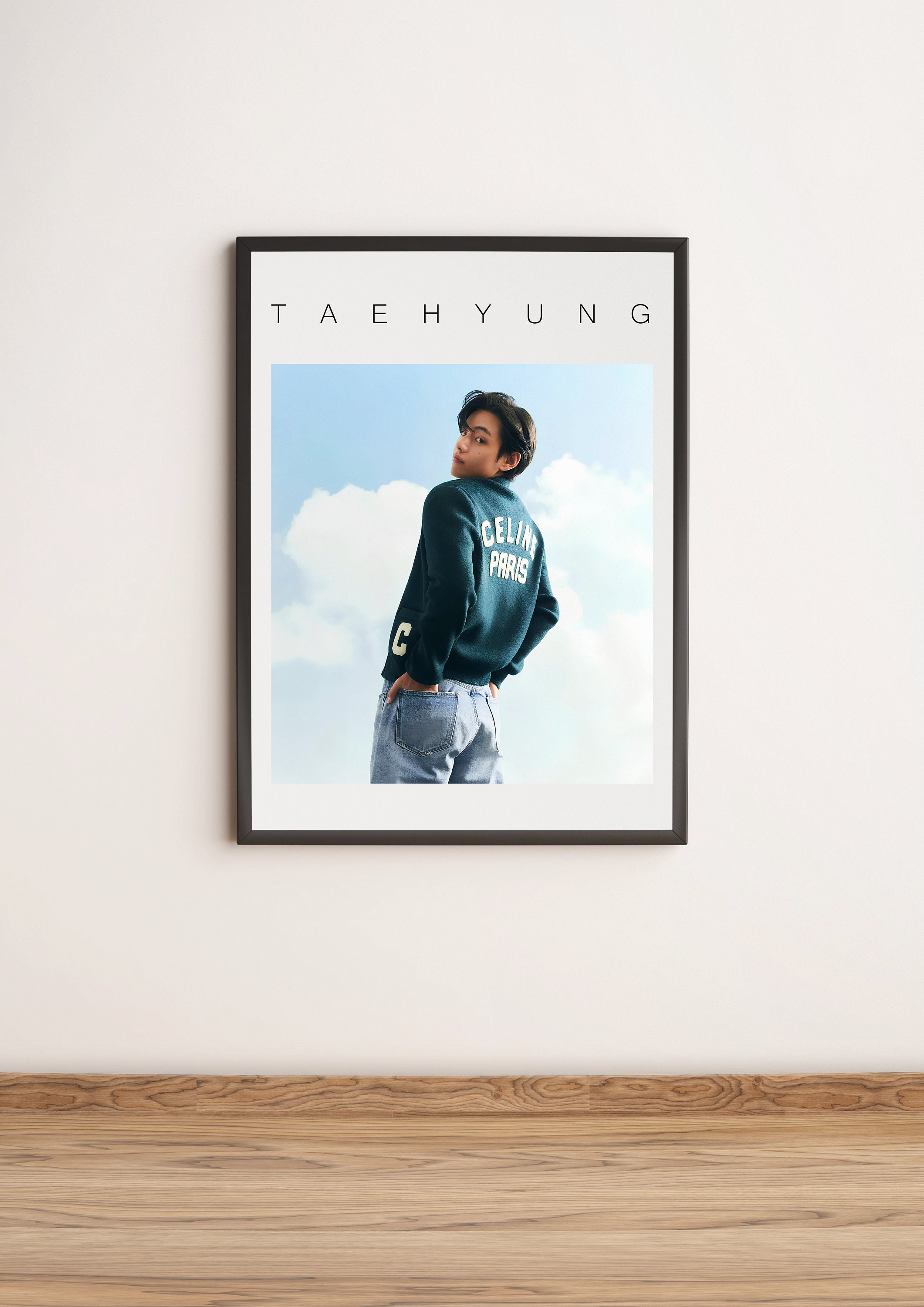 Taehyung BTS Poster Set of 3 digital Download, Aesthetic Bts Room Decor ...