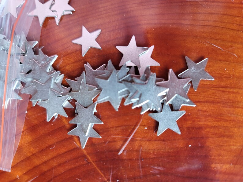 Arts and Crafts Metal Star Pieces, Stars, Steel Star Junk Journal ...