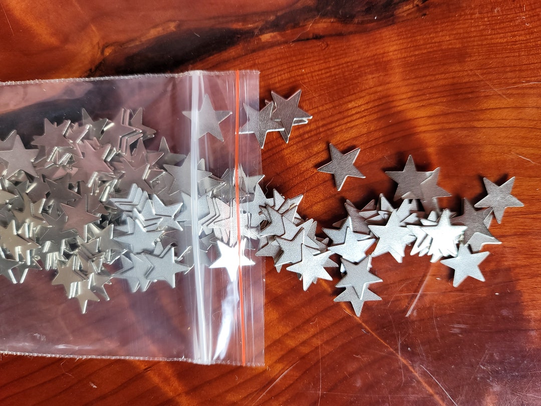 Arts and Crafts Metal Star Pieces, Stars, Steel Star Junk Journal ...