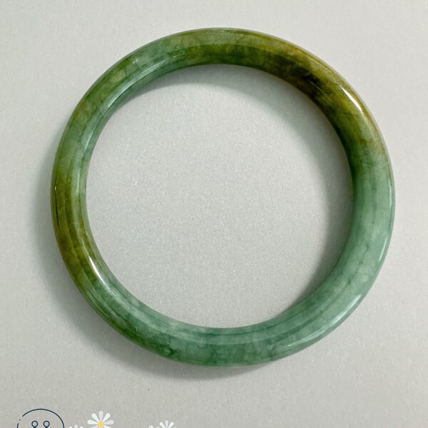 Certificate Jade Bangle - Etsy