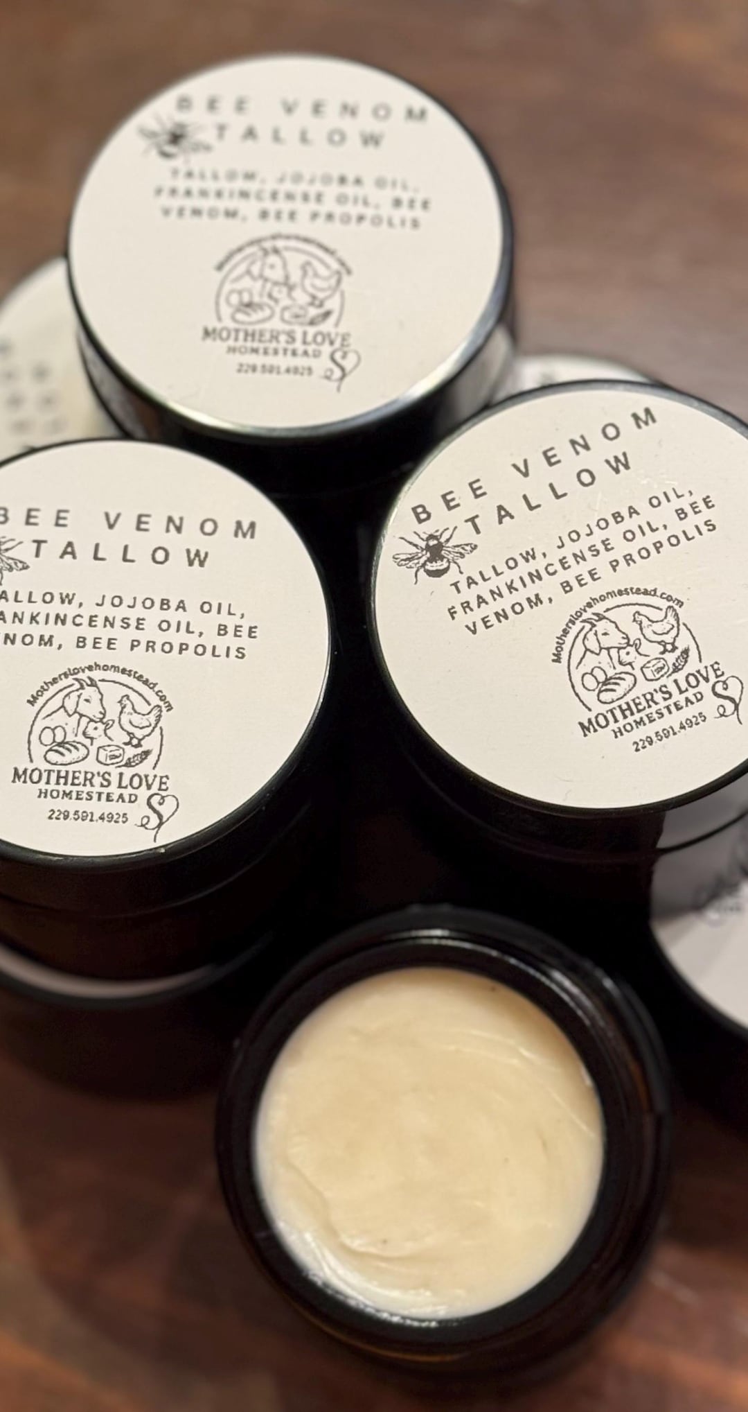 Bee Venom Tallow Face Cream | Natural Farmhouse Skincare | Moisturizer ...