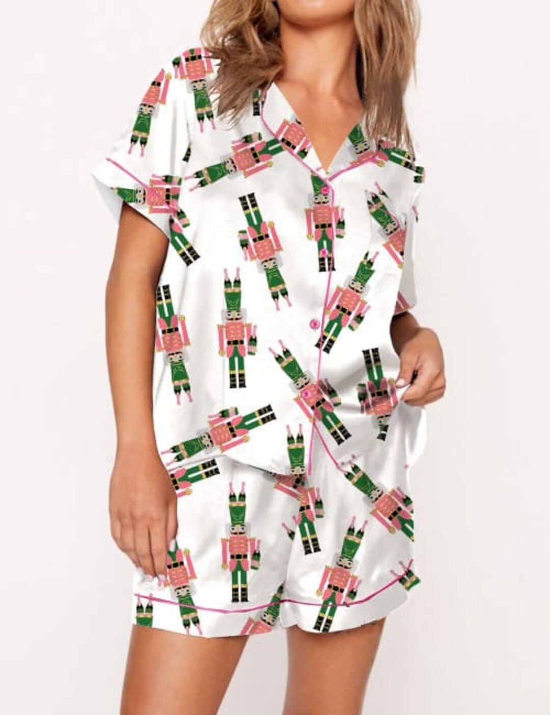 Christmas Nutcracker Champagne Pajama Set Champagne - Etsy