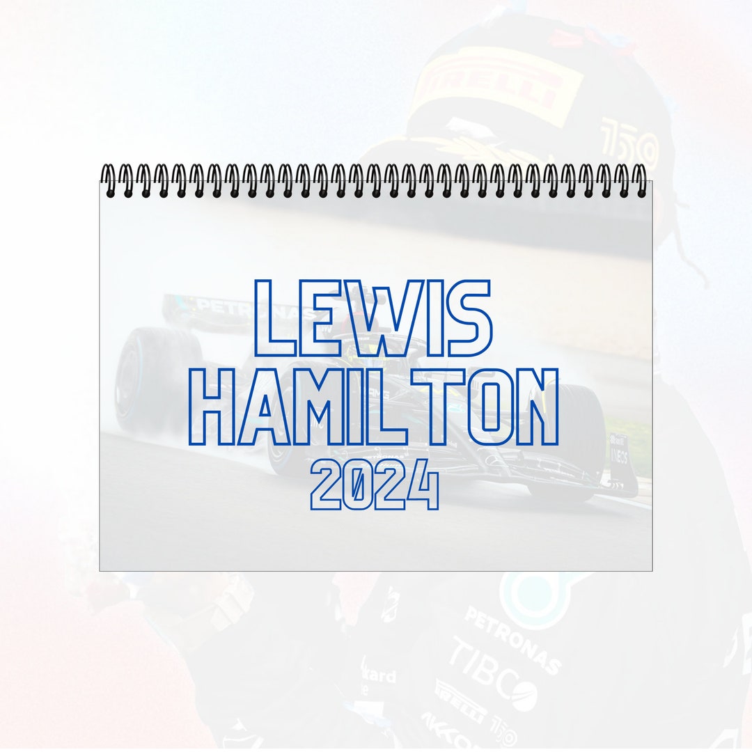 Lewis Hamilton 2024 Wall Calendar A3 - Etsy Australia