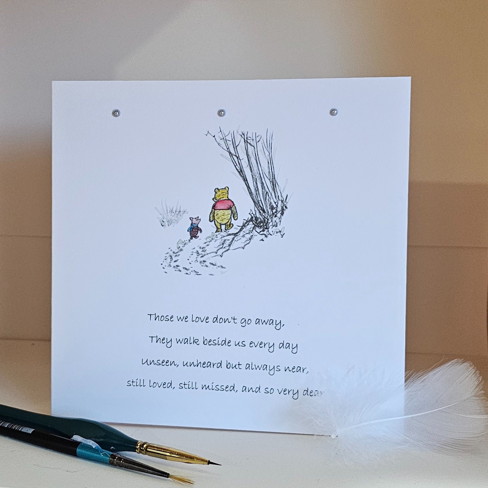 Beautiful Sympathy Card. Can Be Personalised - With a Touch of ...