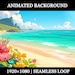 Vtuber Animated Background Ocean View Animated Background Summer Vibe ...