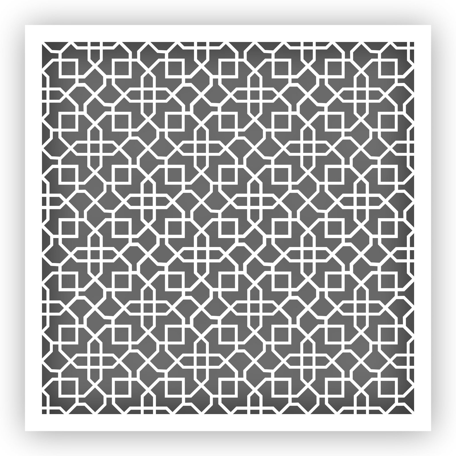 Jali Pattern 5 Mughal Jaali Stencil Choose a Size Laser-cut Reusable ...