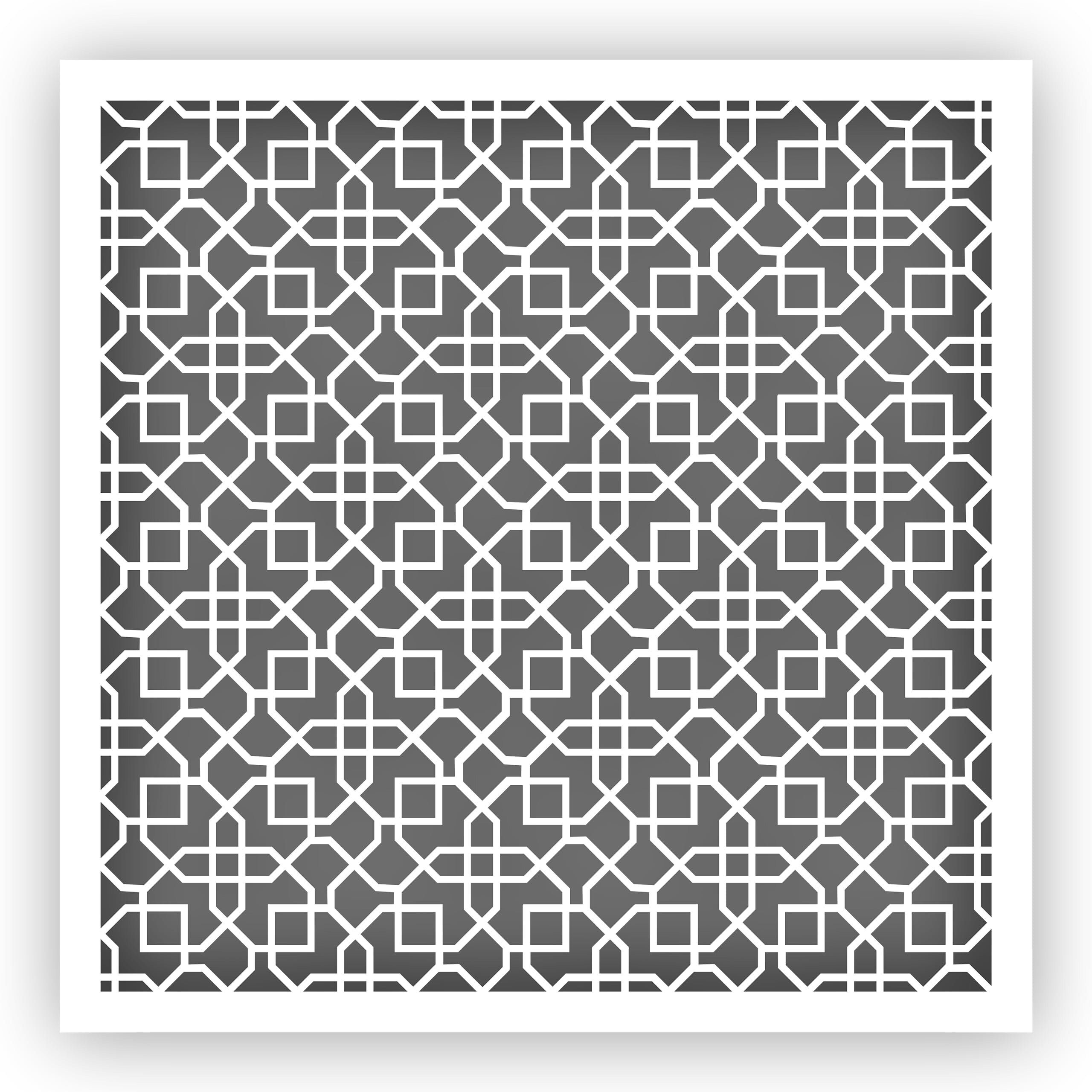 Jali Pattern 5 Mughal Jaali Stencil Choose a Size Laser-cut Reusable ...
