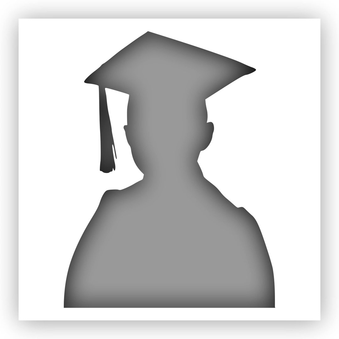 Graduate Graduation Stencil - Choose a Size - Laser-cut Reusable ...