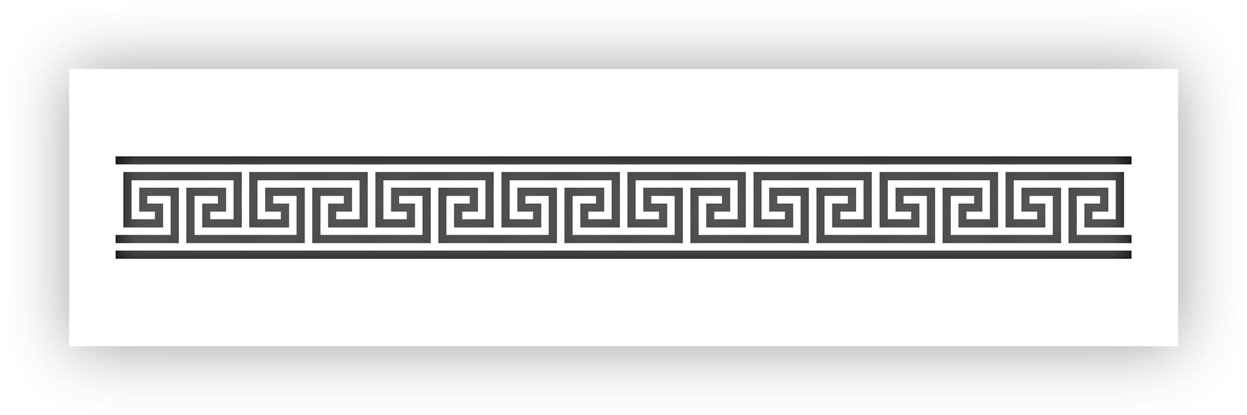Greek Key Border #1 Stencil - Choose a Size - Laser-cut Reusable ...