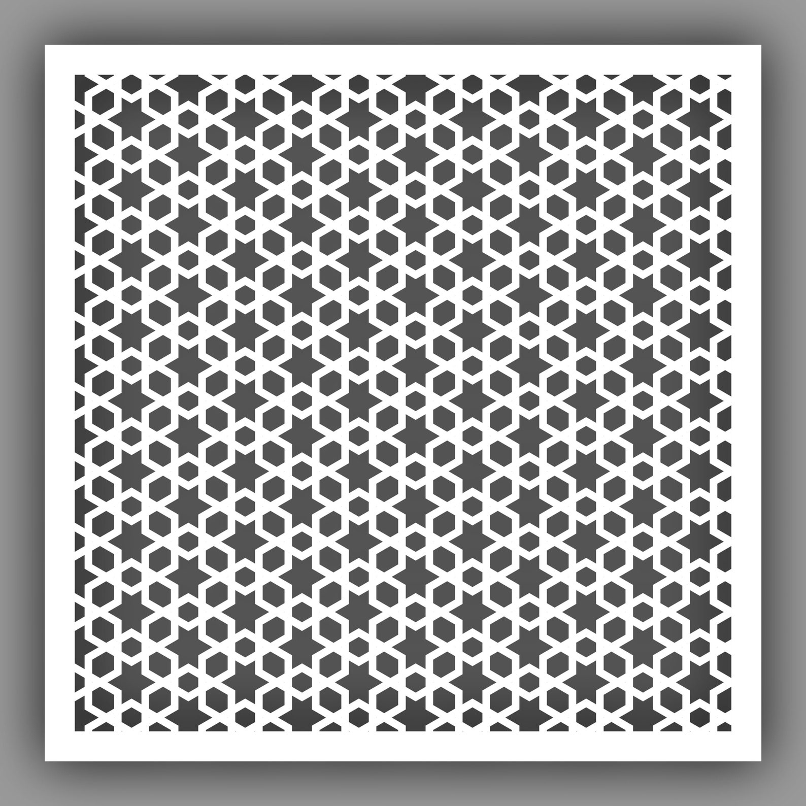 Pattern 18 Stencil Choose a Size Laser-cut Reusable Plastic - Etsy