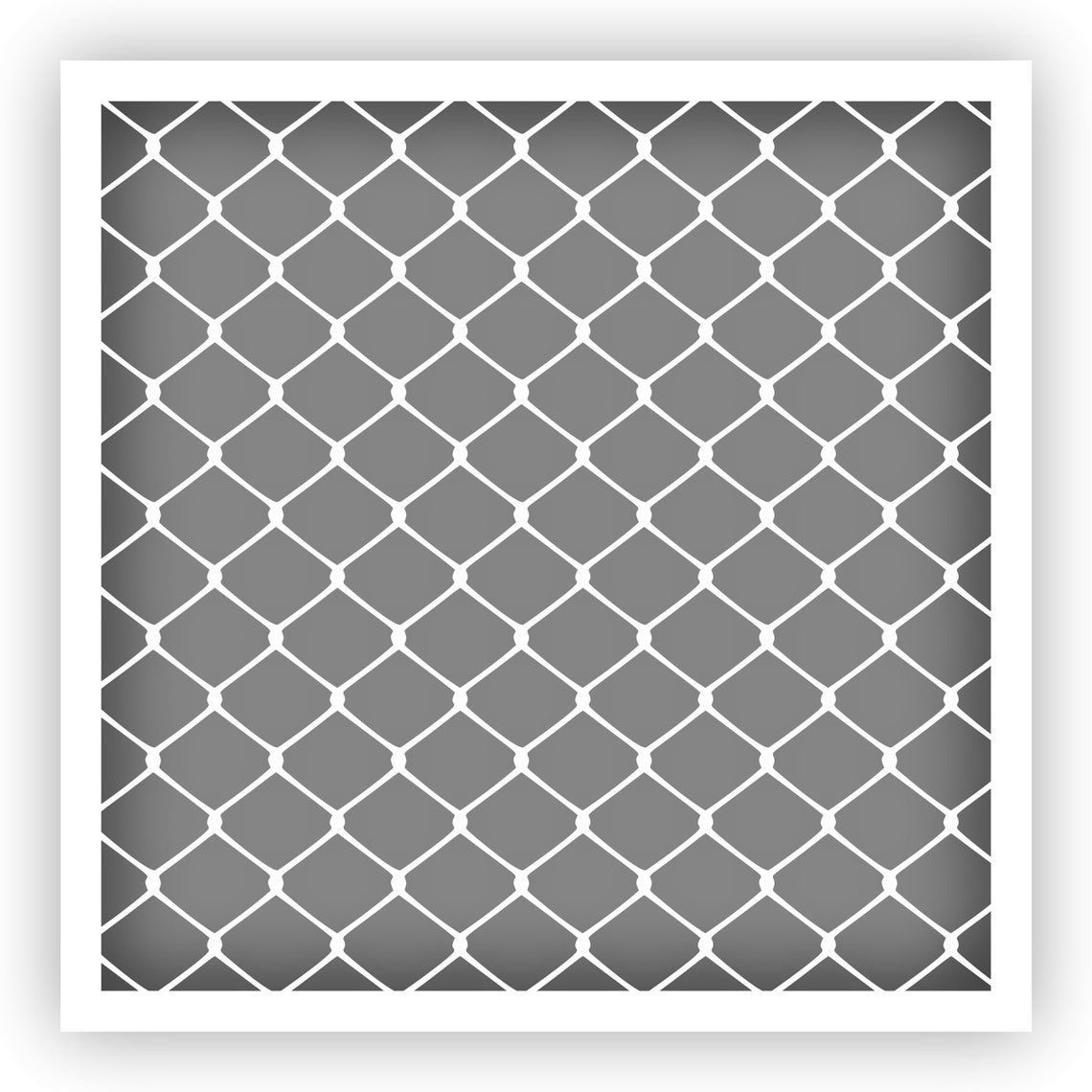 Chain Link Fence Pattern Stencil - Choose a Size - Laser-cut Reusable ...