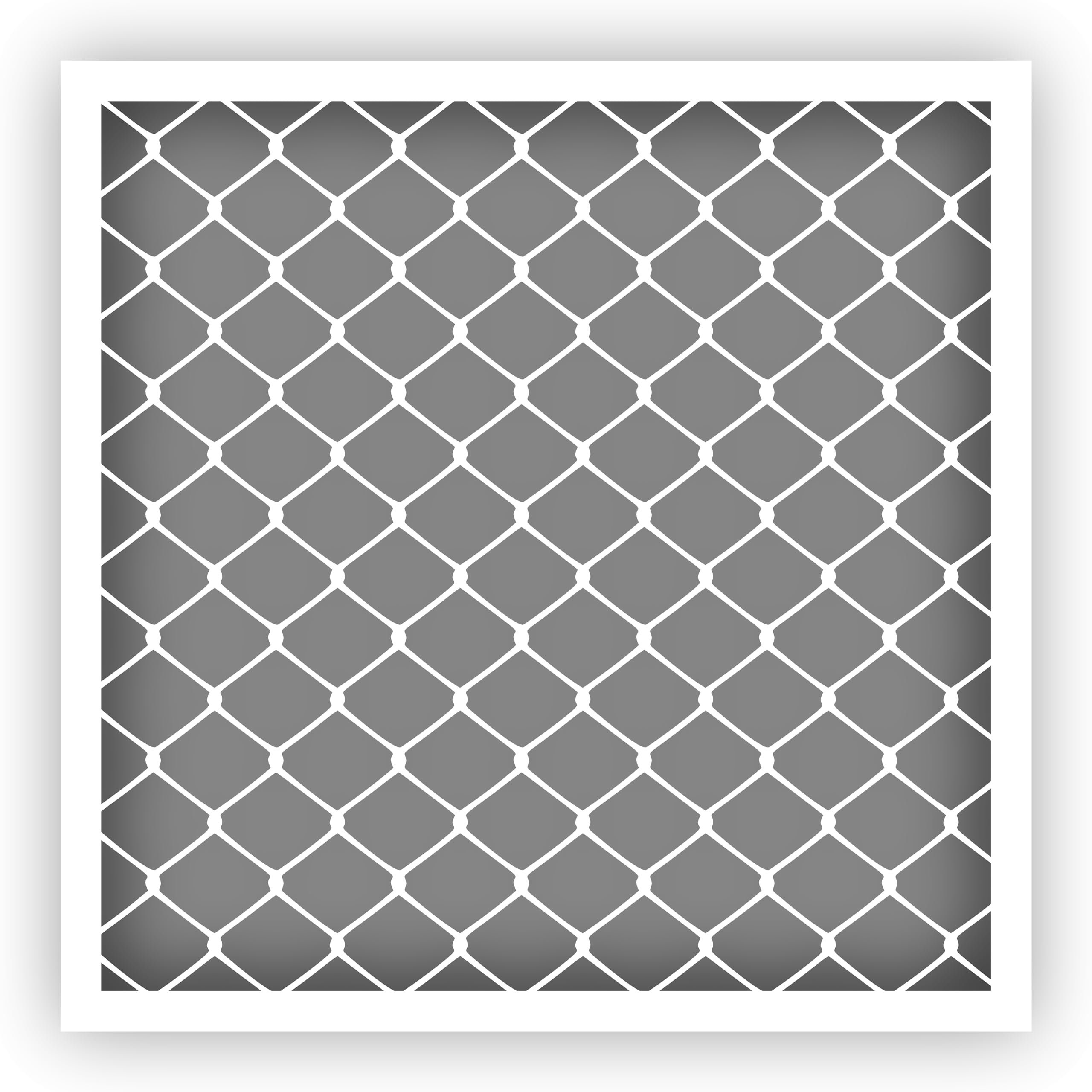 Chain Link Fence Pattern Stencil - Choose a Size - Laser-cut Reusable ...