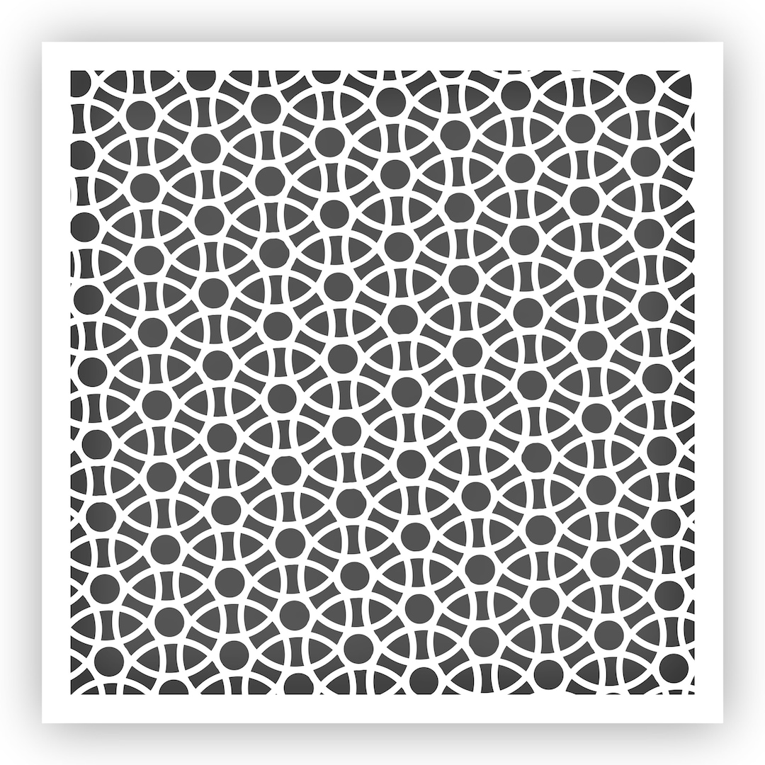 Jali Pattern 4 Mughal Jaali Stencil Choose a Size Laser-cut Reusable ...