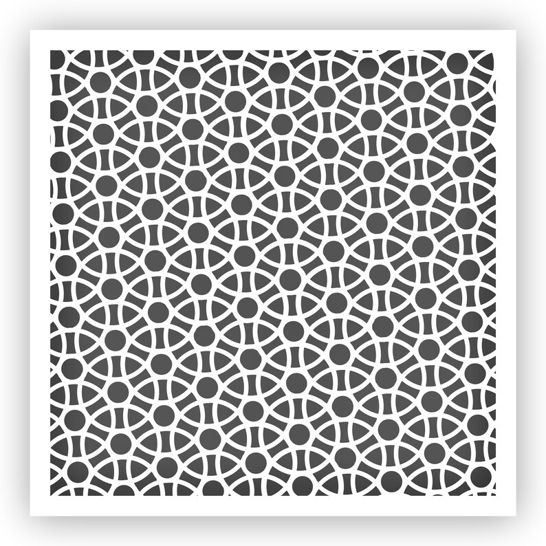 Jali Pattern 4 Mughal Jaali Stencil Choose a Size Laser-cut Reusable ...