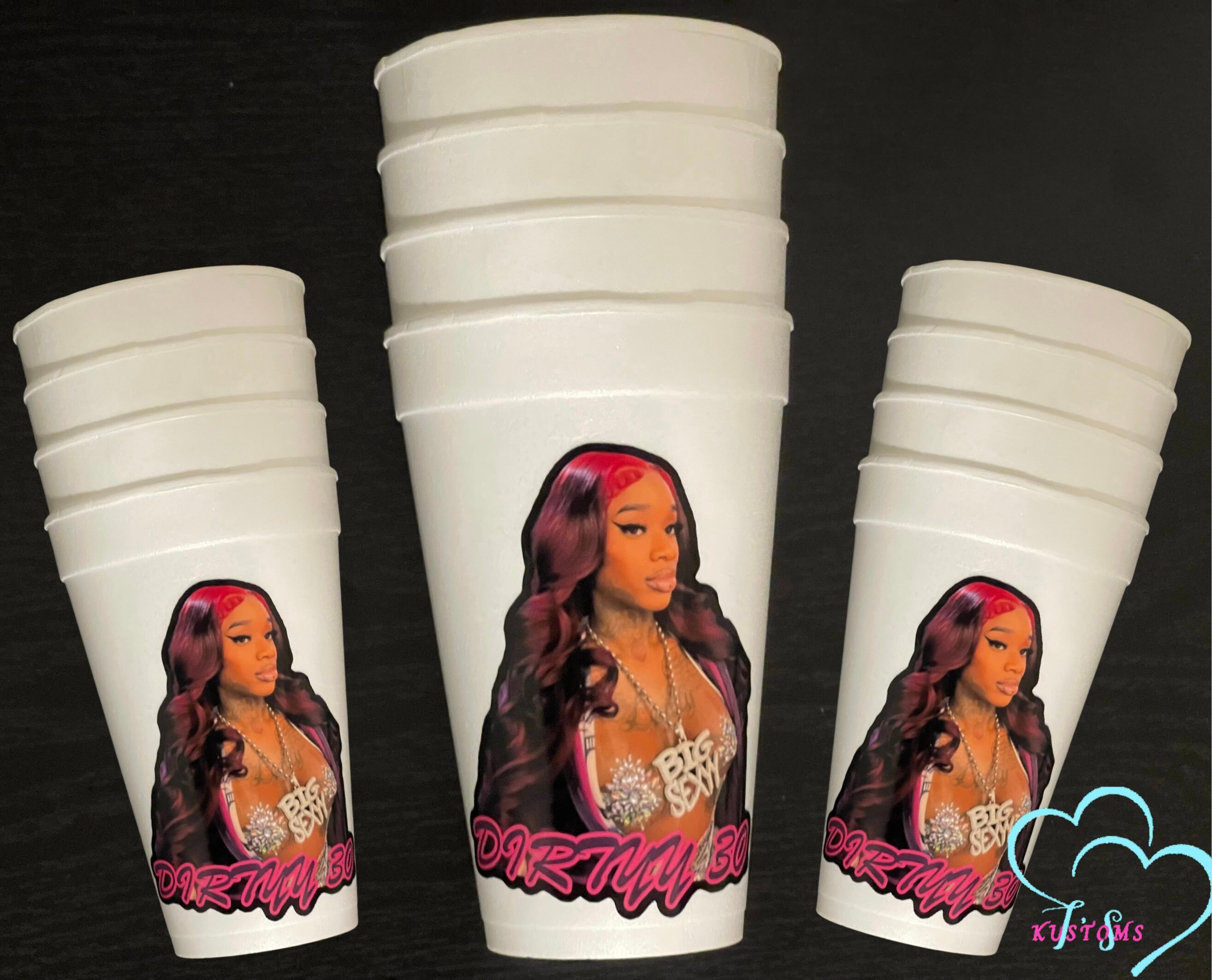 Personalized Styrofoam Cups - Etsy