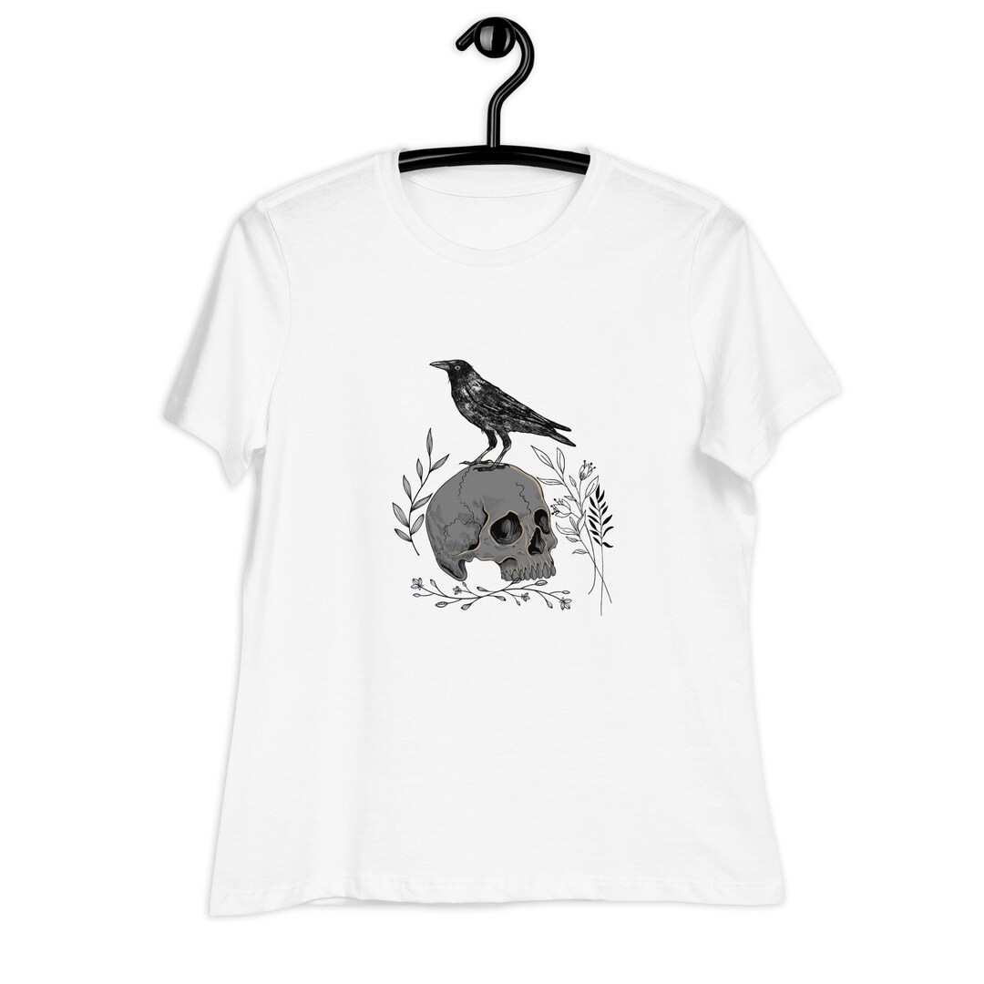 Crow Shirt Tshirt Womans Bird Lover Shirt Raven Lover Shirt T