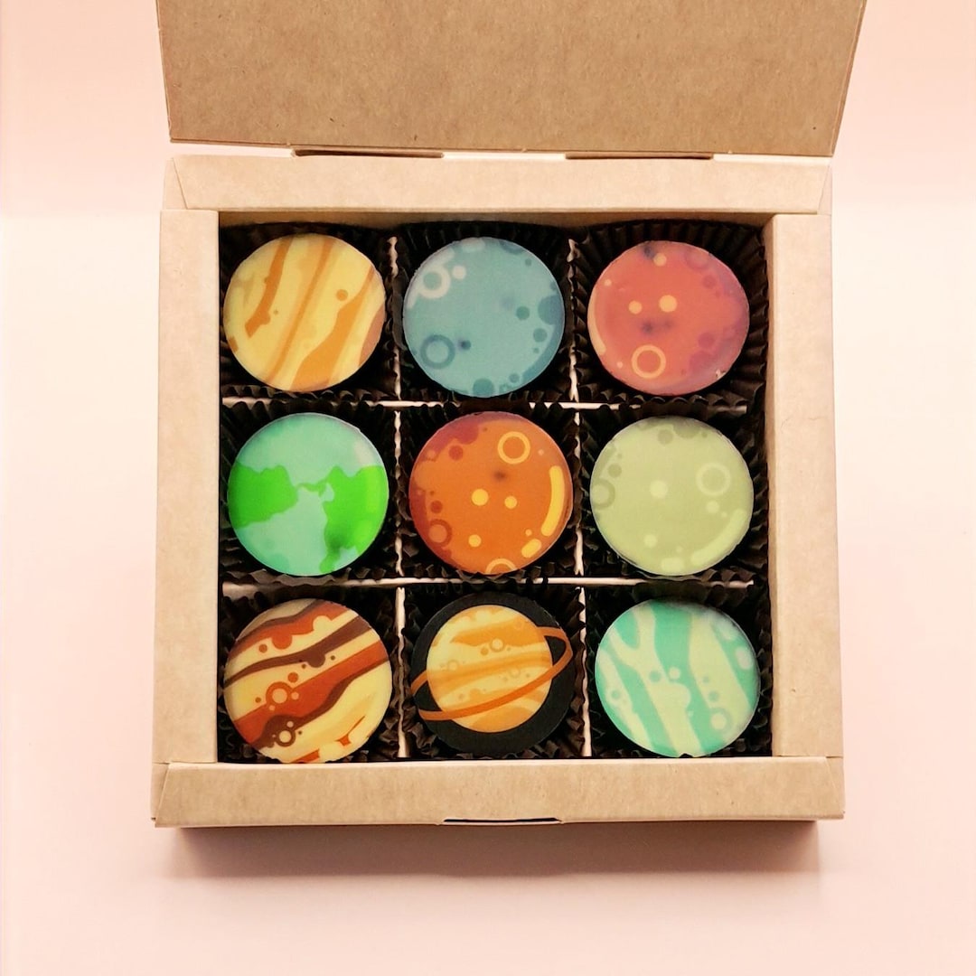 Solar System Candy Set – Edible Printed Chocolates With Planets, Unique ...