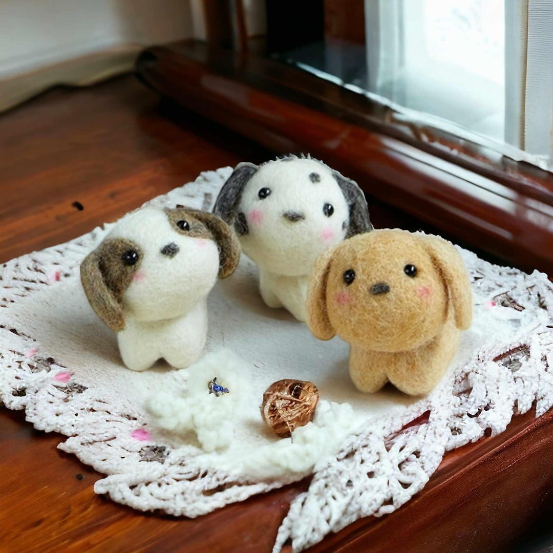 Hamanaka - Cute Dogs - Wool Felt Kit - Little Friends - Etsy