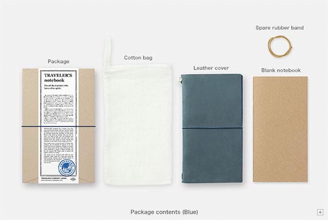 Traveler's Notebook - Starter Kit - Regular Sized - Japan - Etsy