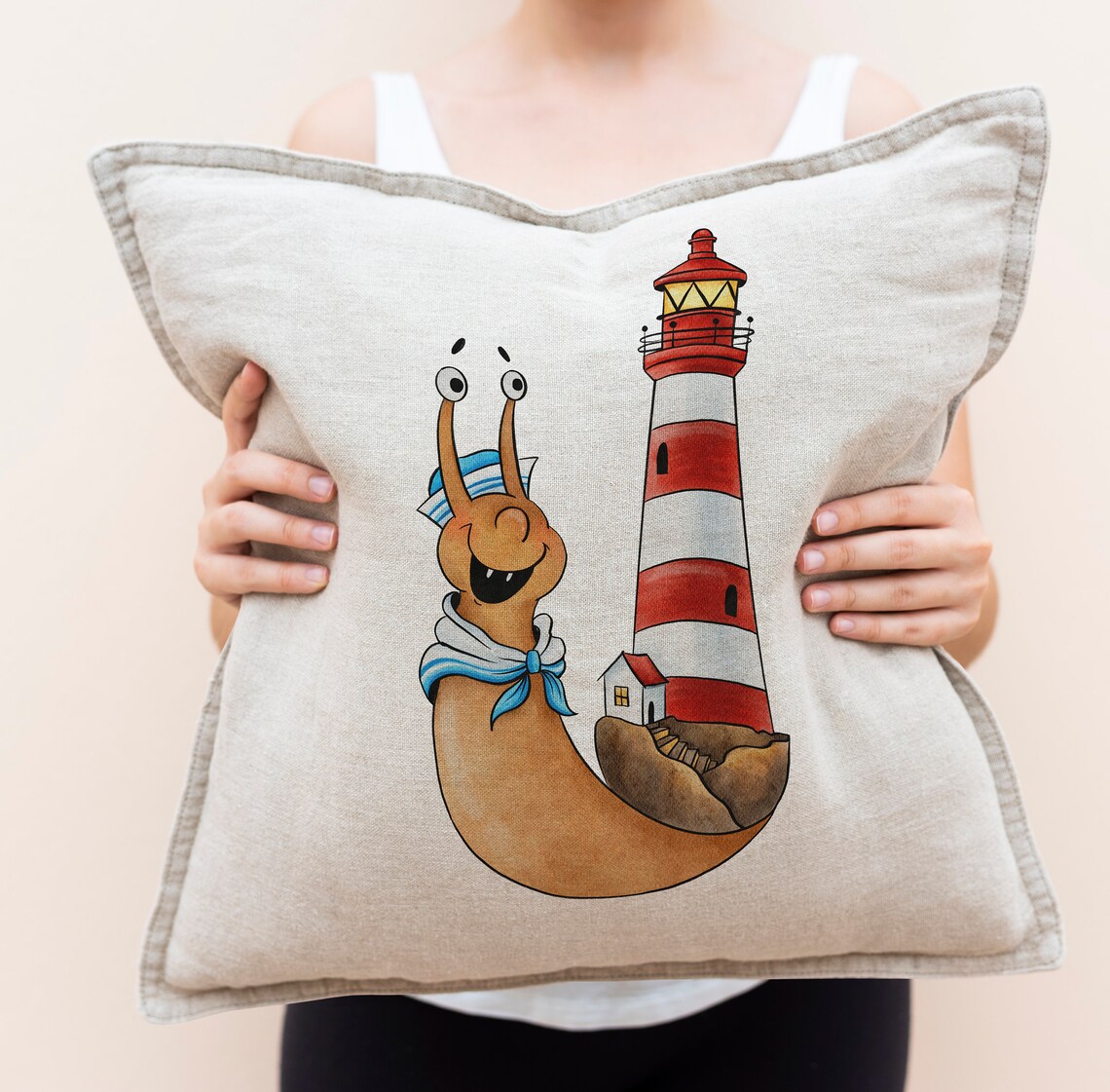 Sailor Snail and a Lighthouse. Clip Art, Scrapbooking, Digital Download ...