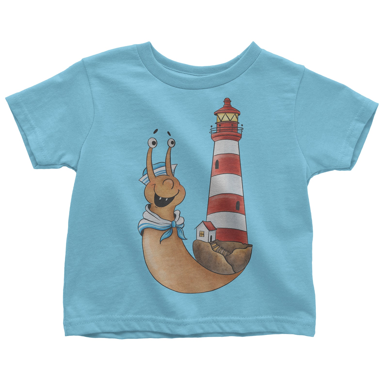 Sailor Snail and a Lighthouse. Clip Art, Scrapbooking, Digital Download ...