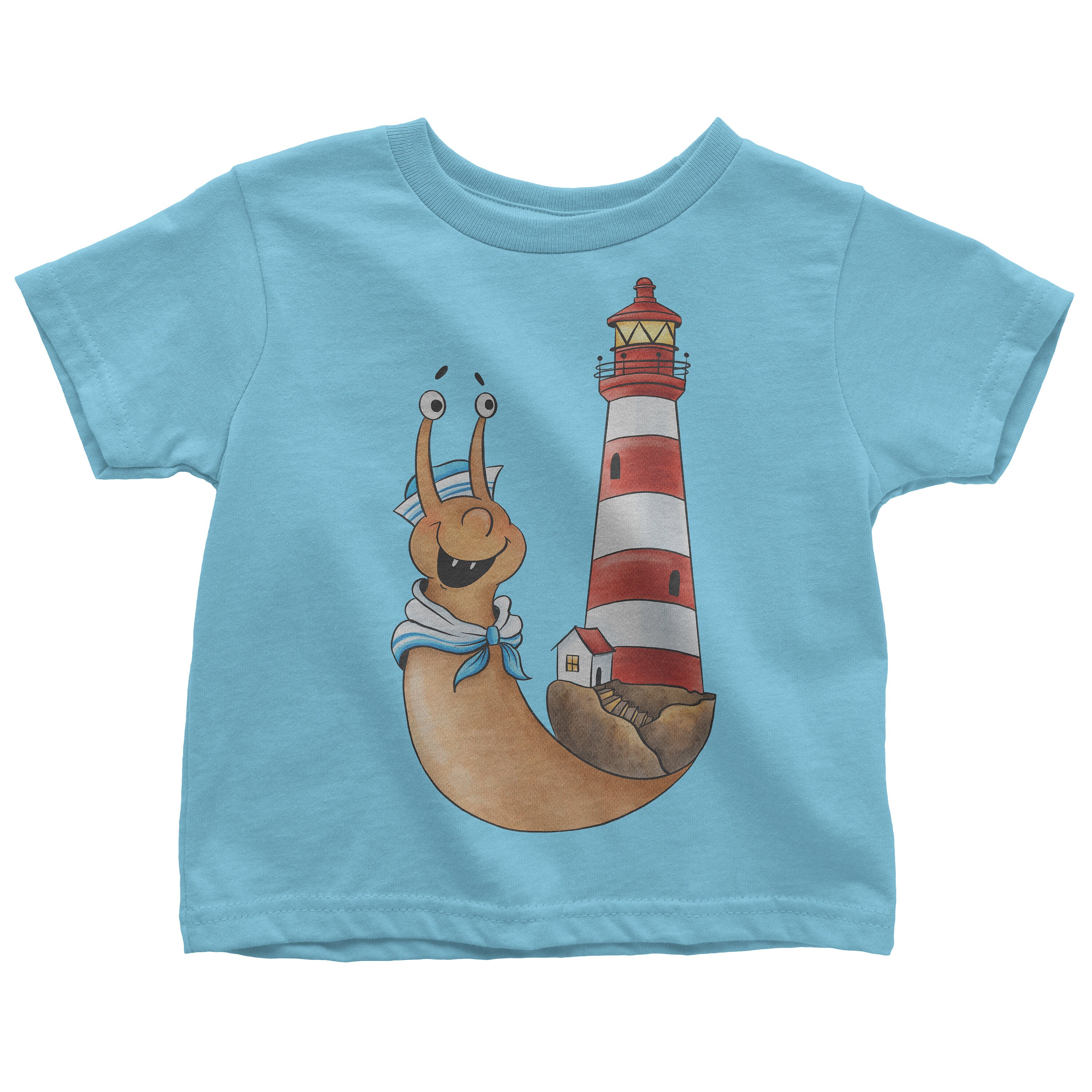 Sailor Snail and a Lighthouse. Clip Art, Scrapbooking, Digital Download ...