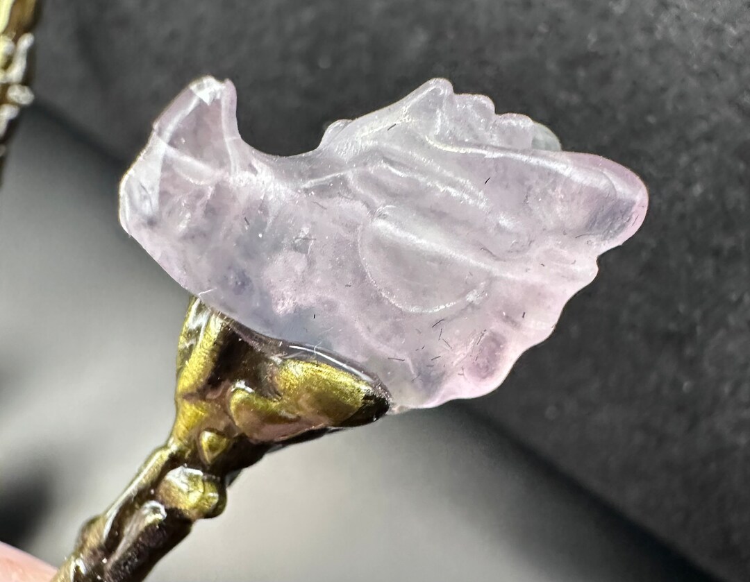 Fluorite Dragonhead Antique Bronze Decorative Spoon - Etsy