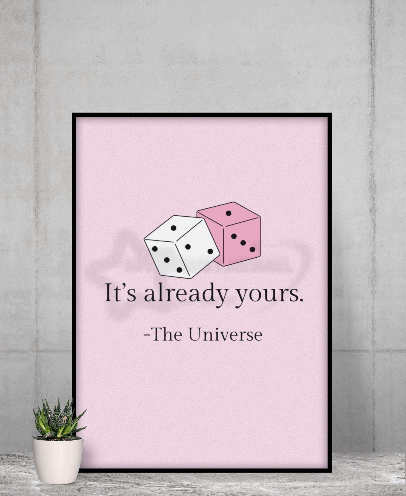 Y2k Poster Light Pink Poster Affirmation Poster Girl Pink Y2k Decor ...