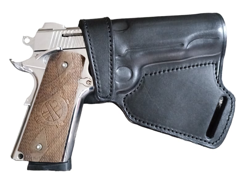 Colt 1911 Genuine Leather Handmade Fast Shooting Model Black Gun ...