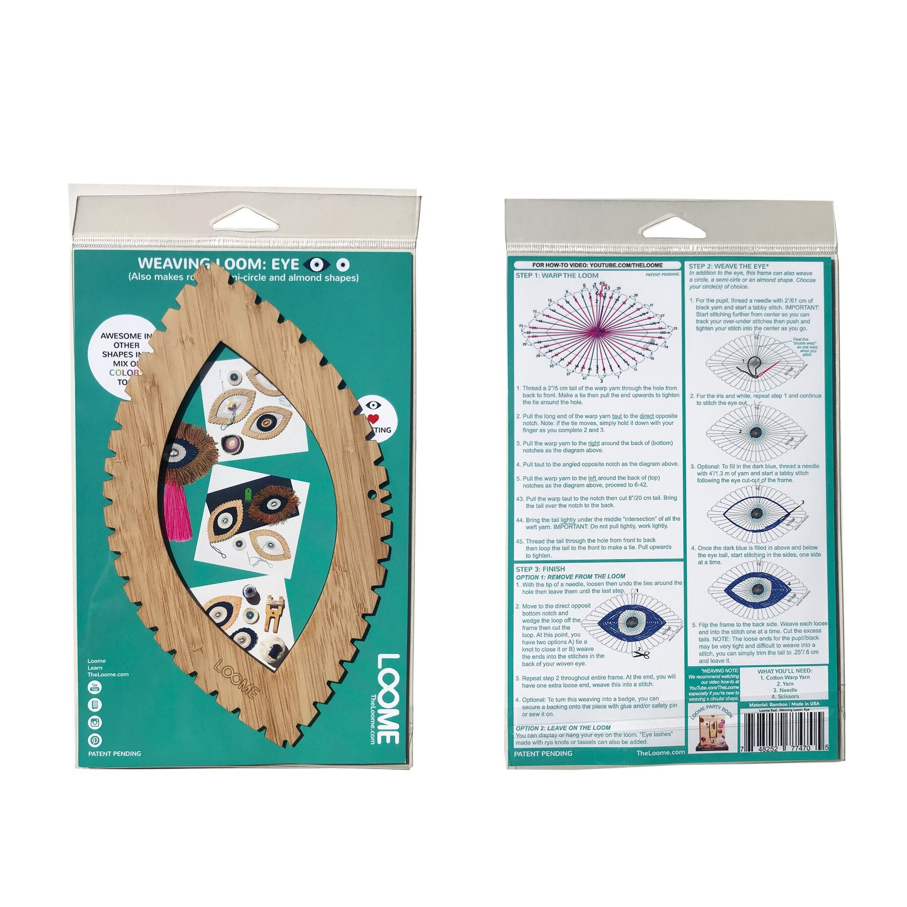 Loome Weaving Loom: Eye Shape - Etsy