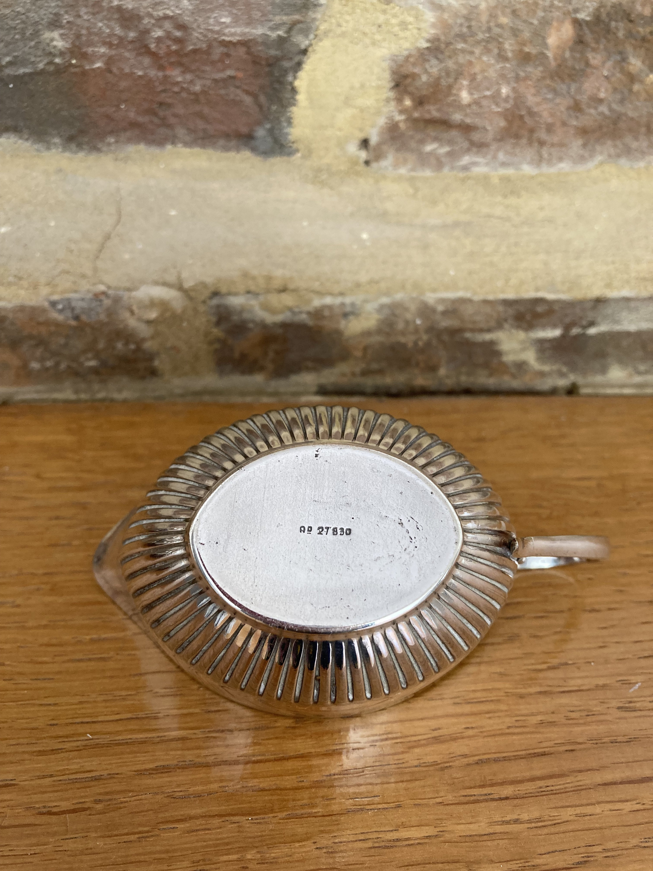 Vintage Fluted Georgian/regency Style Silver Plated Sugar & Creamer Set ...