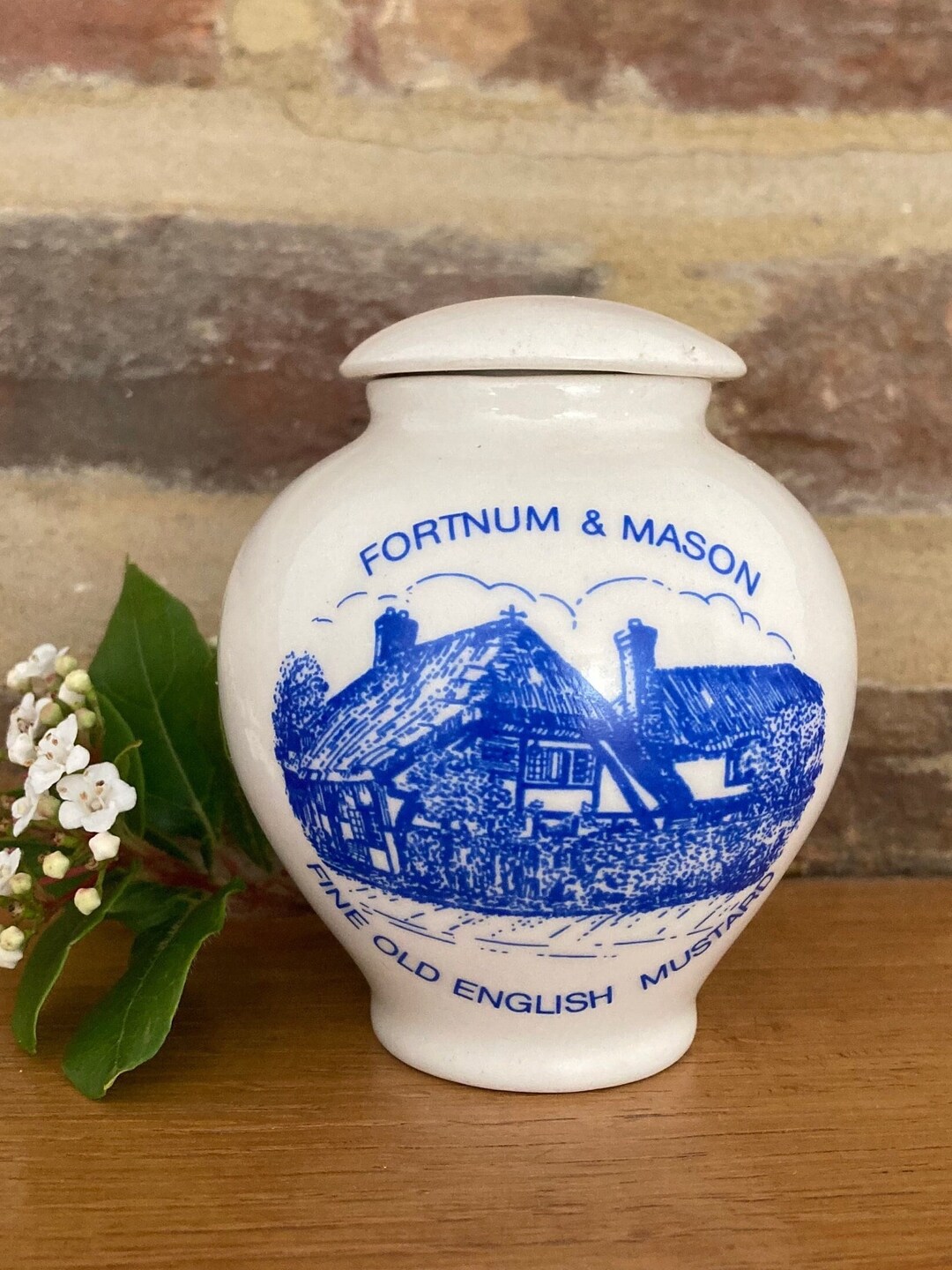 Vintage Fortnum & Mason Fine Old English Mustard Pot by Highland China ...