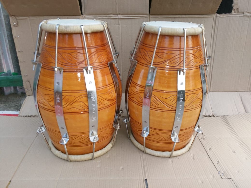 Indian Tabla Drum Set for Indian Professional Bayan & Dayan Percussion ...