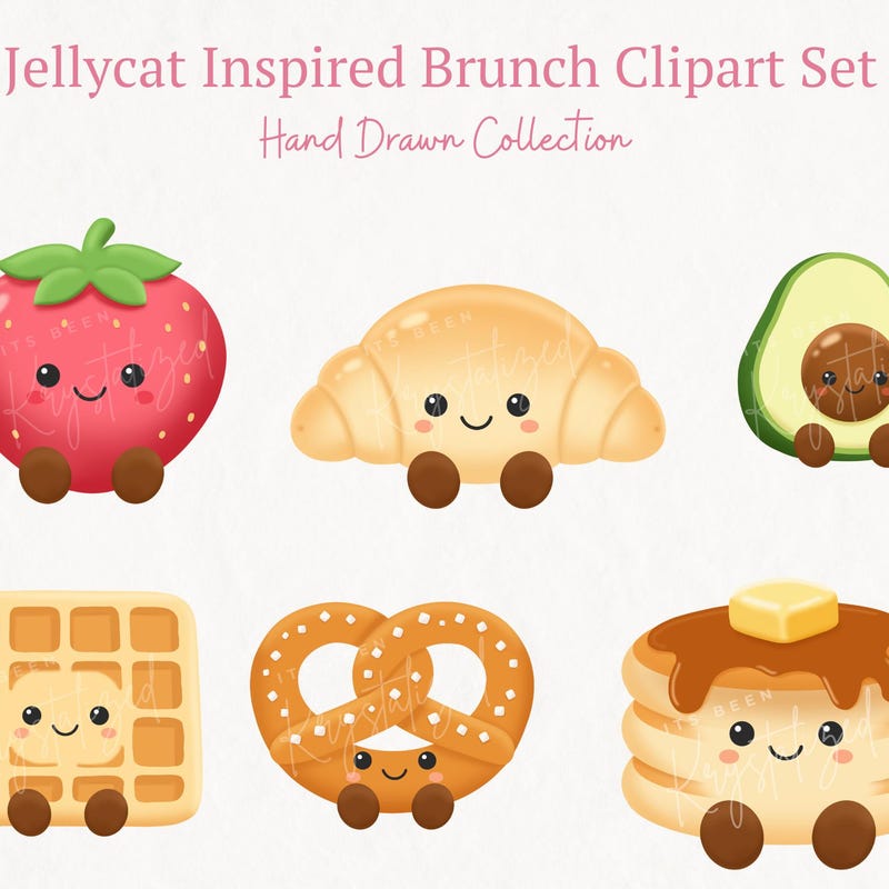 Brunch Aesthetic Clipart - Etsy UK