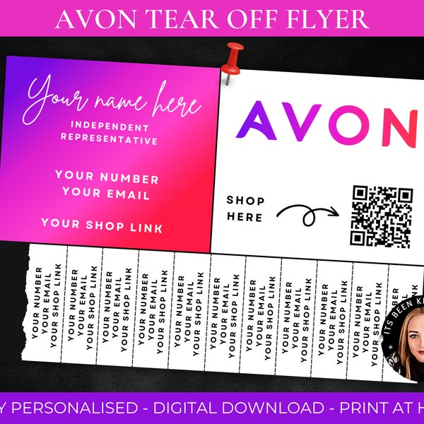 Avon Business Cards - Etsy