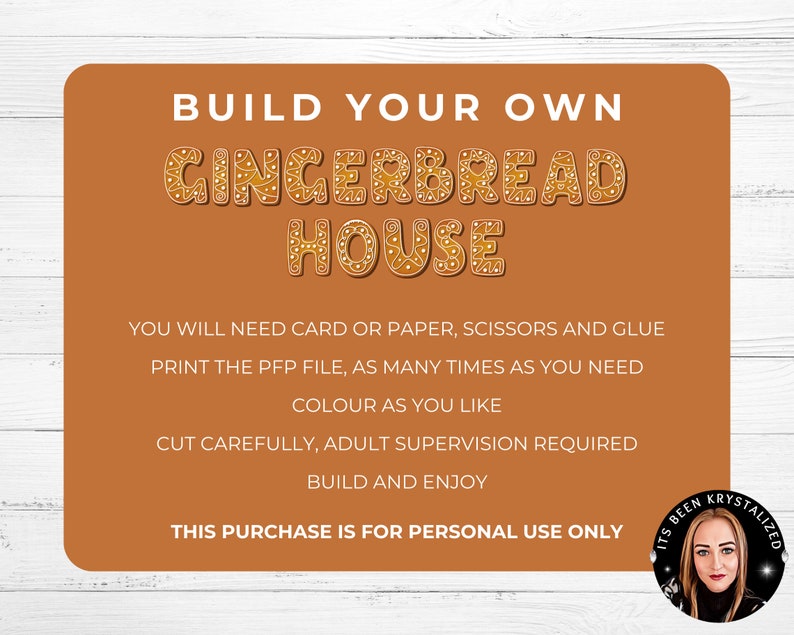 Gingerbread House Printable Paper Craft & Coloring Activity for Kids ...