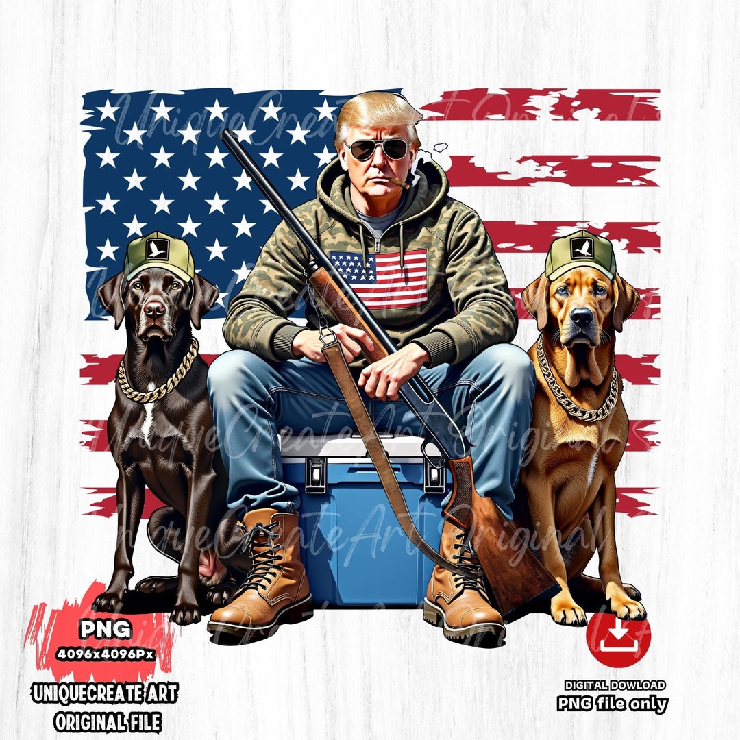 Trump Hunting Flag PNG: Camo American Flag (digital Download) - Etsy