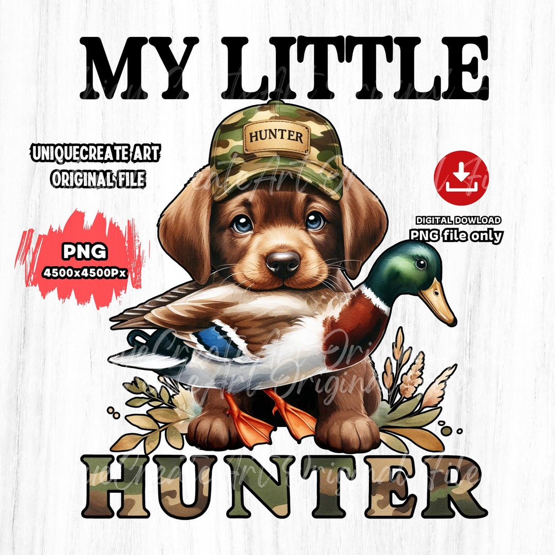 Little Hunter Puppy PNG, Duck Hunting Sublimation (digital Download) - Etsy