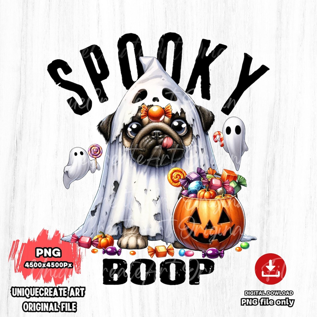 Spooky Boop Dog Png, Dog Halloween Png, Boop Halloween Png, Halloween ...