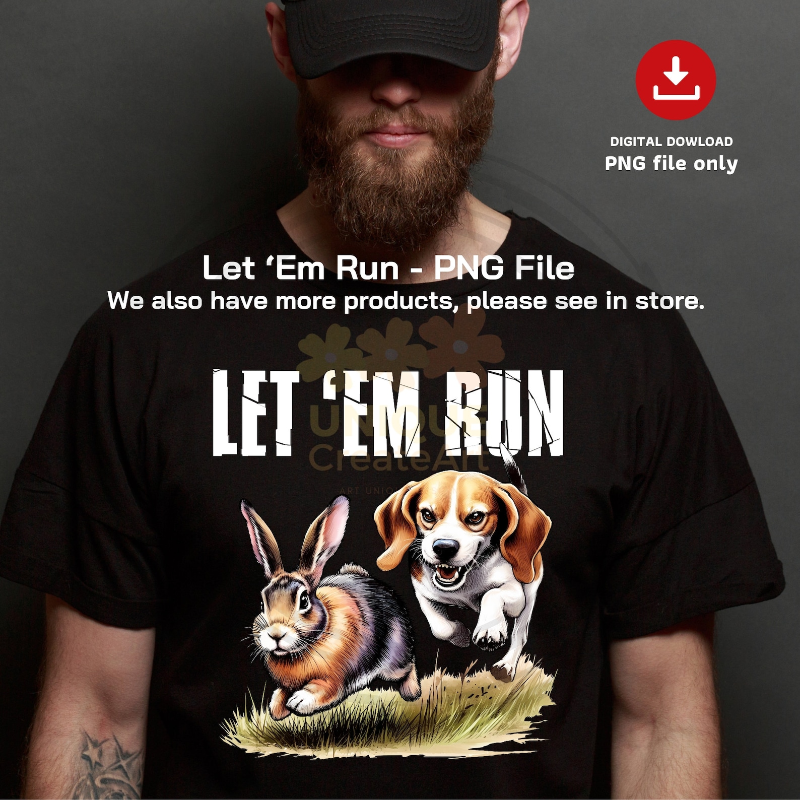 Let em Run Png, Beagle Hunting Rabbit Png, Rabbit Hunting Png, Hunting ...