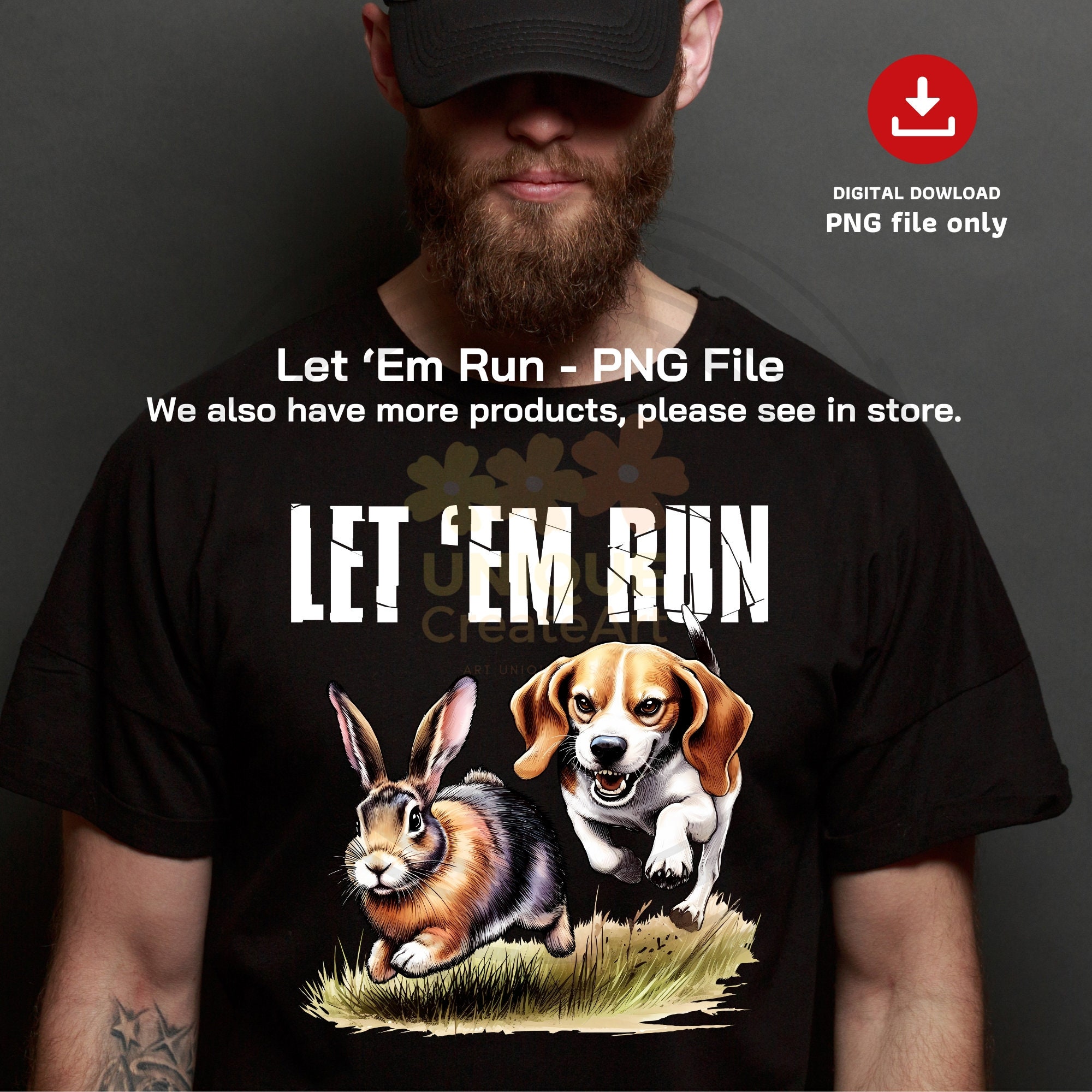 Let em Run Png, Beagle Hunting Rabbit Png, Rabbit Hunting Png, Hunting ...