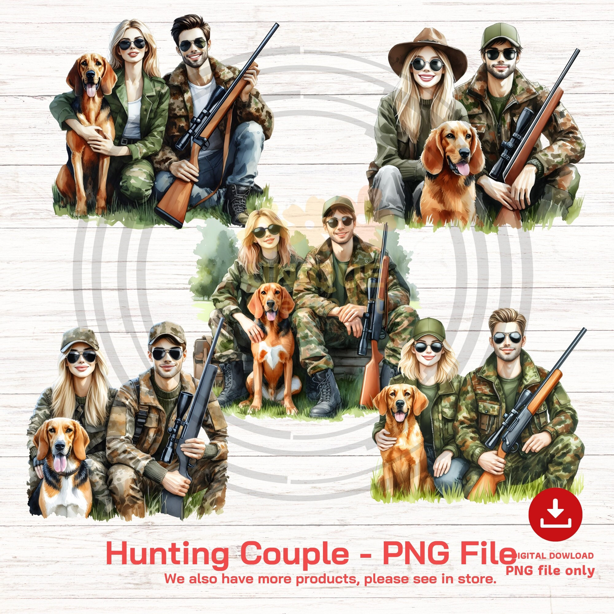 Hunting Couple Png, Romantic Couple Png, Valentine Clipart, Valentine ...