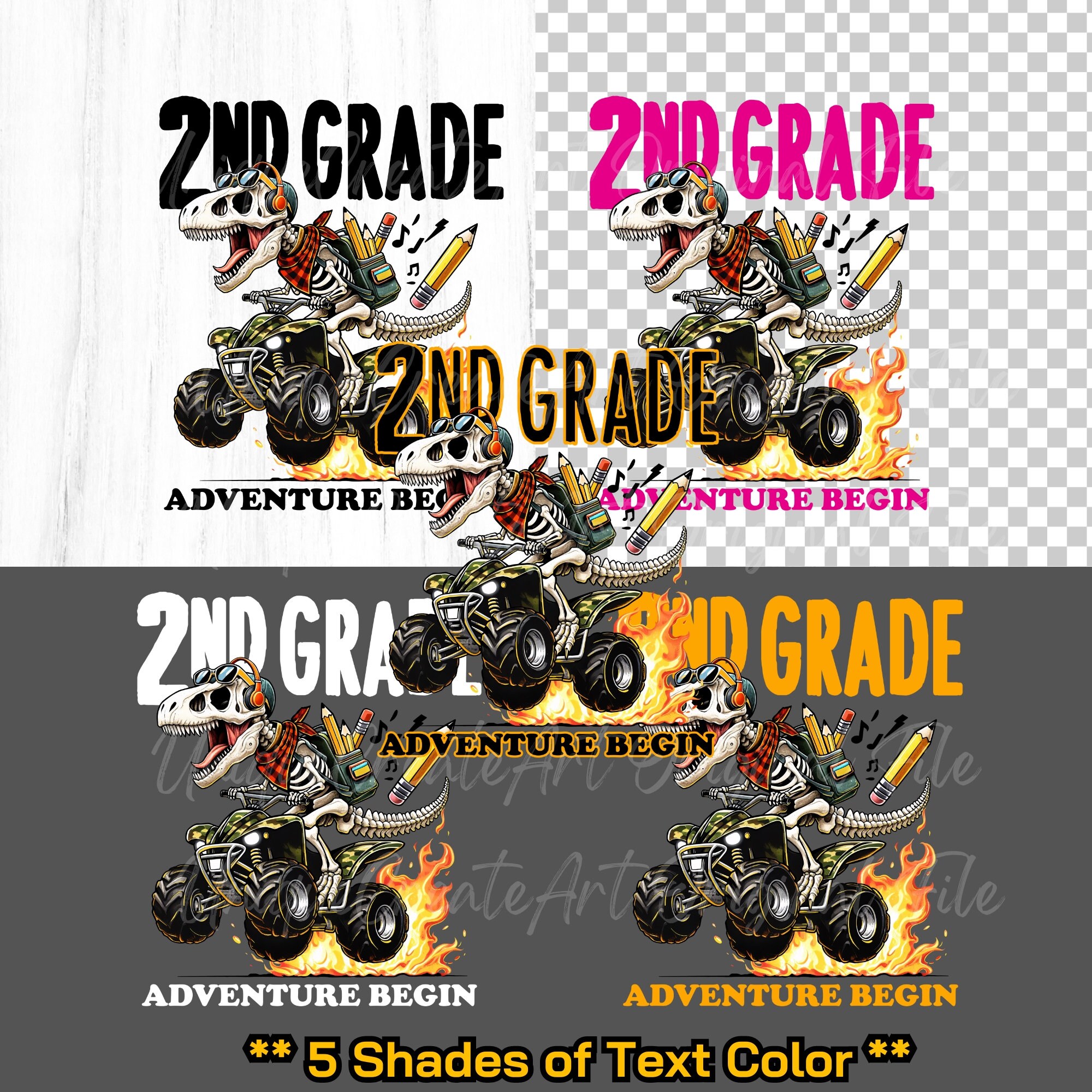 2nd Grade Adventure Begin Png, Back to School Png, Second Grade Png ...