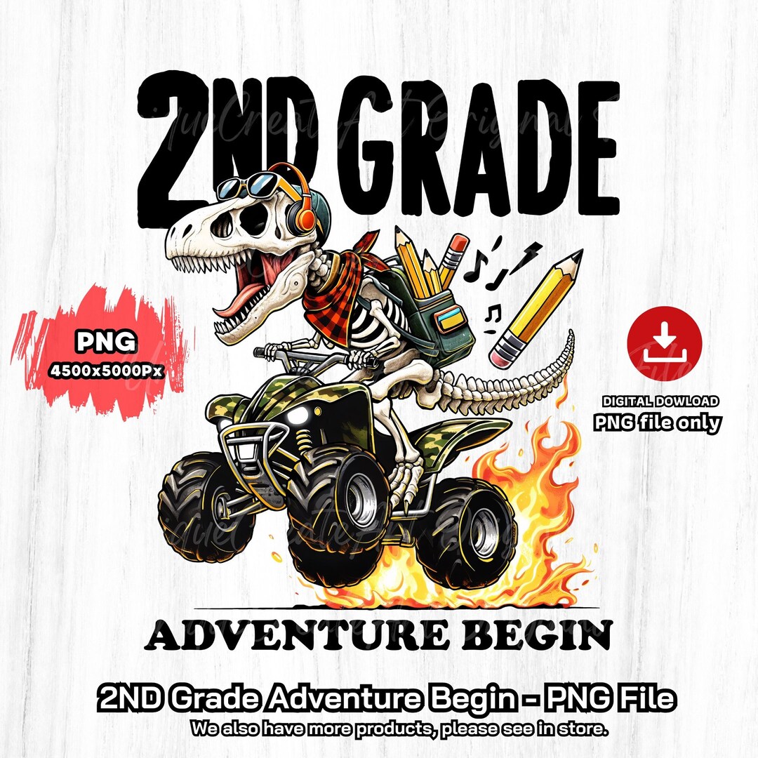2nd Grade Adventure Begin Png, Back to School Png, Second Grade Png ...