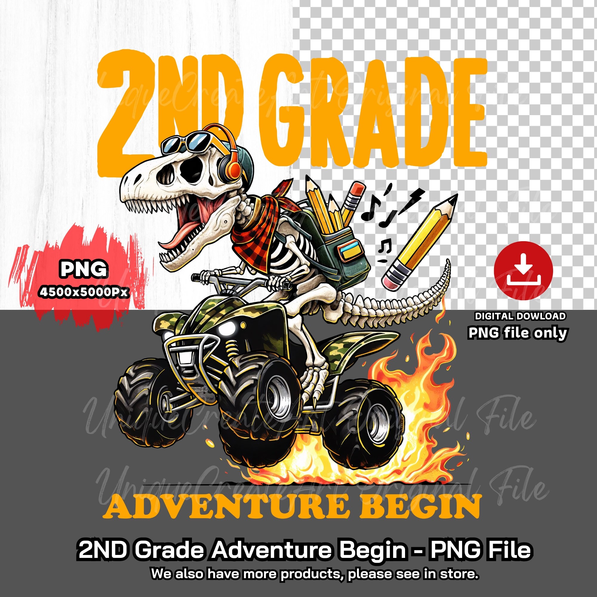 2nd Grade Adventure Begin Png, Back to School Png, Second Grade Png ...
