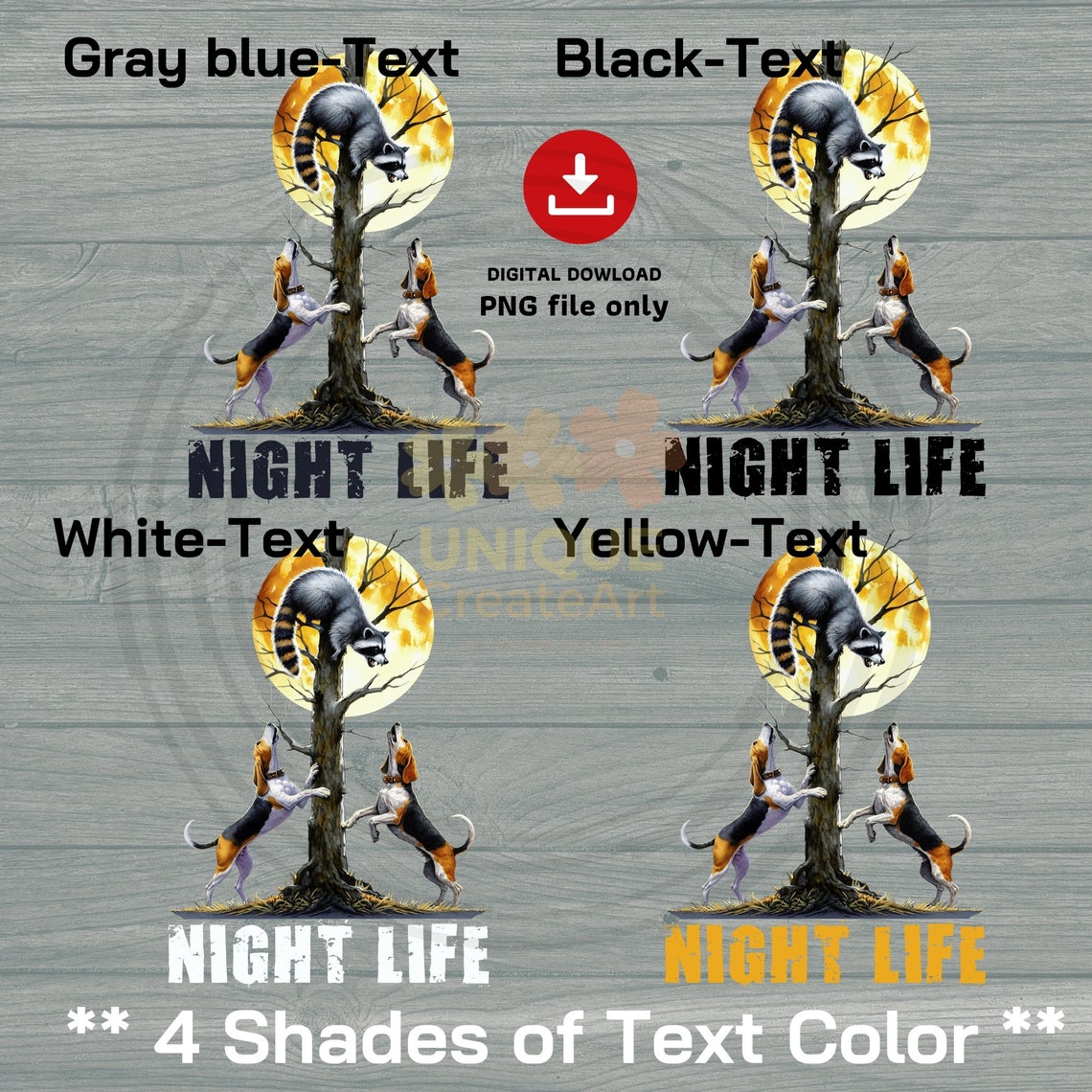 Night Coon Hunting Png, Nigth Life Png, Coon Hunting Sublimation, Coon ...