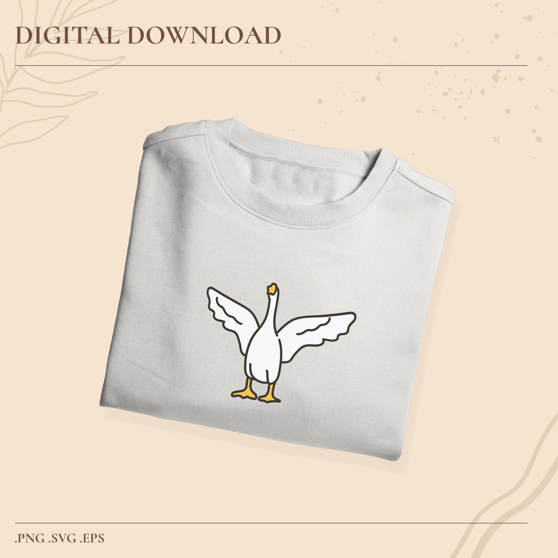 Goose, Goose Character, Goose Illustration, Cute Goose, Goose Vector ...